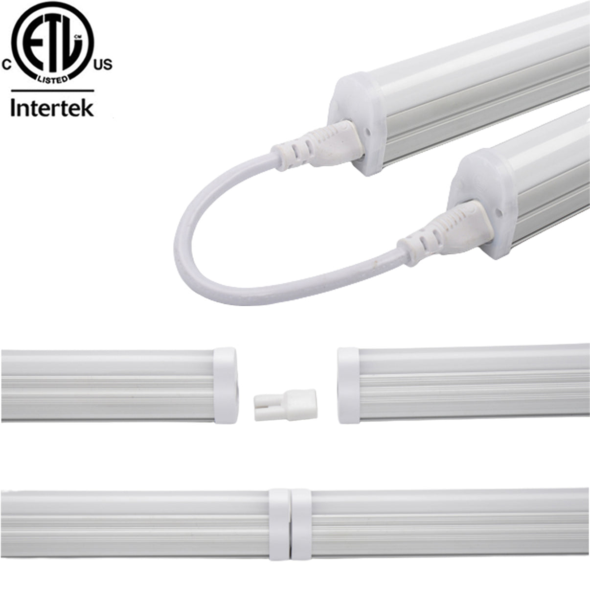 4ft T5 Light Fixture, Canada | LED 15W Frosted 4000K White 1500Lm cETL ...
