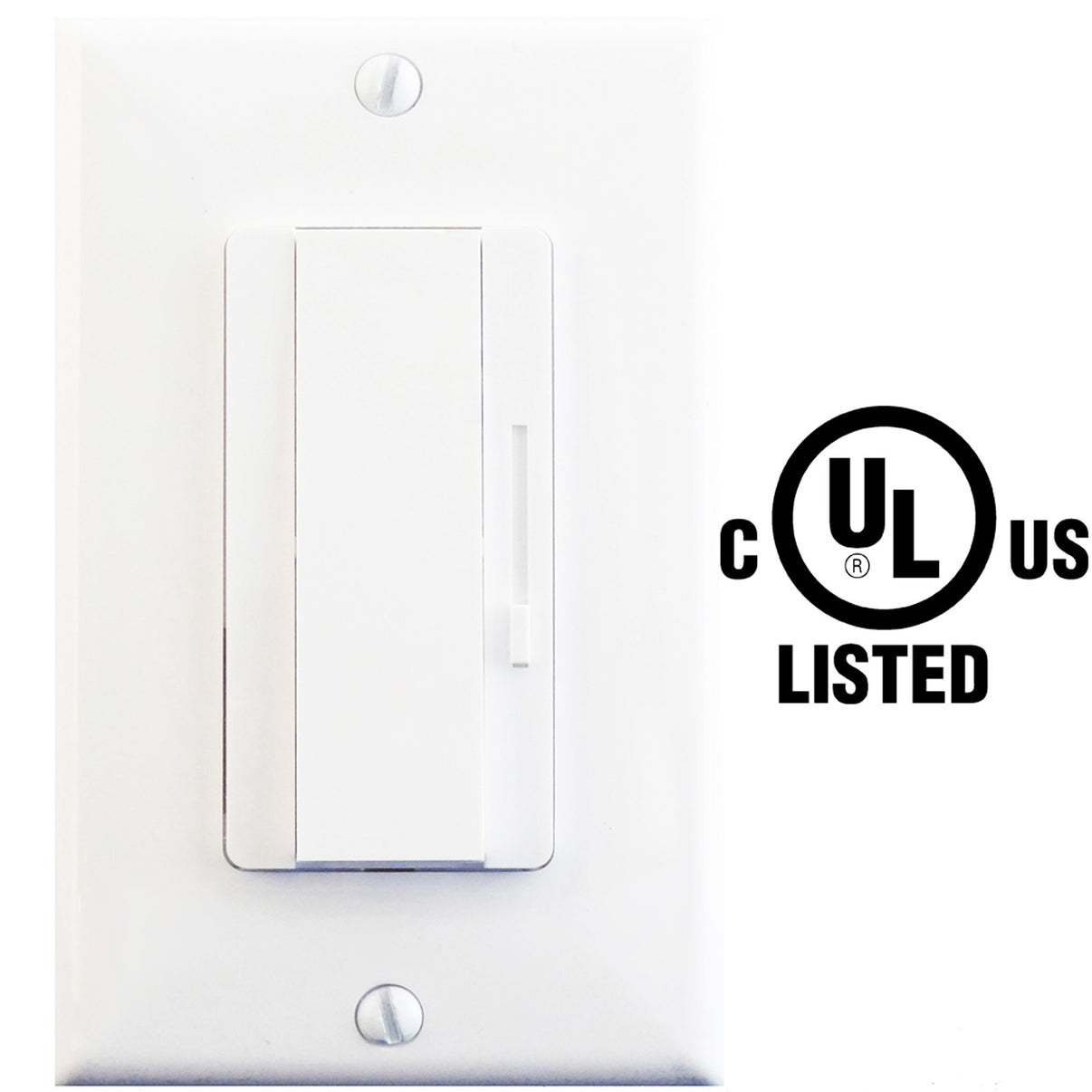 Single Pole Dimmer Switch Canada LED 150w 1-2 Pack Sliding Control cUL ...